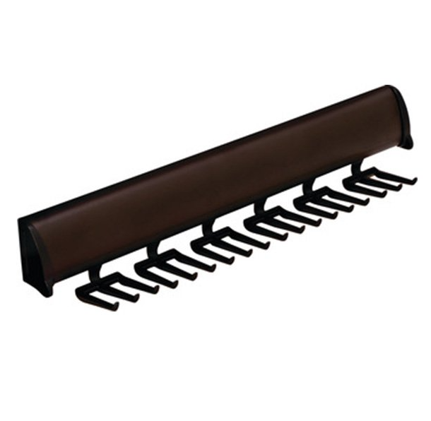 TAG Synergy Elite Dark Bronze Sliding Deluxe Tie Rack – Canary Closets ...